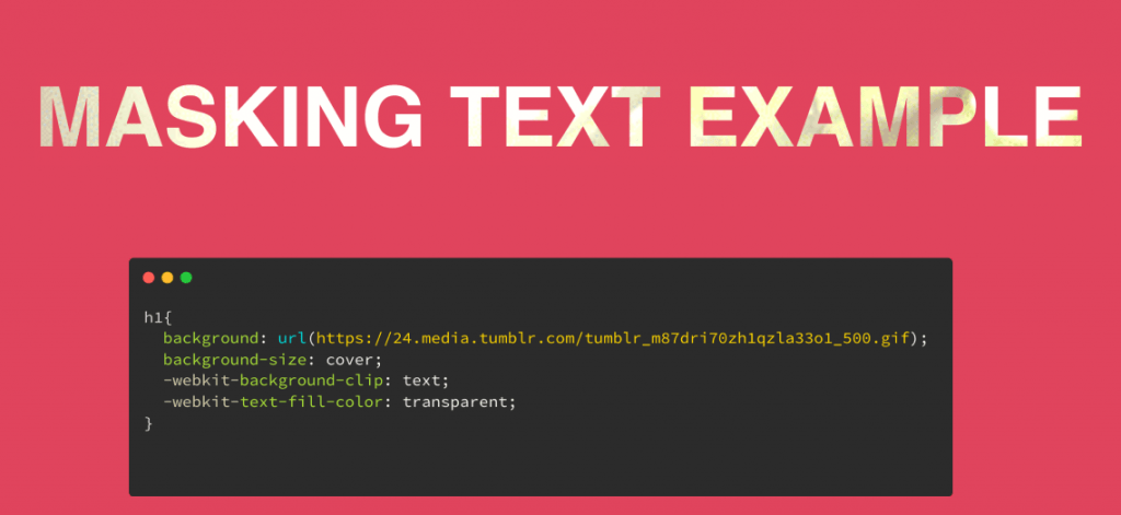 CSS background-clip text | Michael Gearon