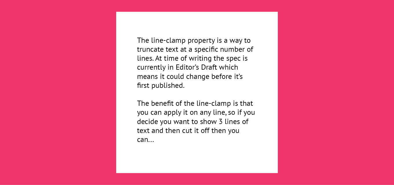 Line clamp CSS Guide And Demo Michael Gearon